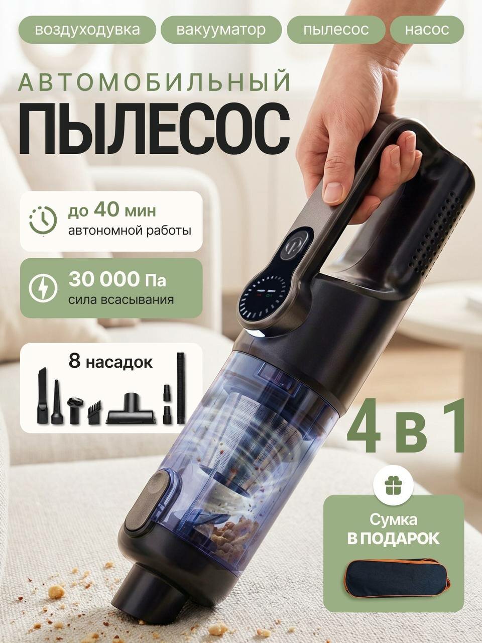 Пылесос для автомобиля; Автомобильный пылесос