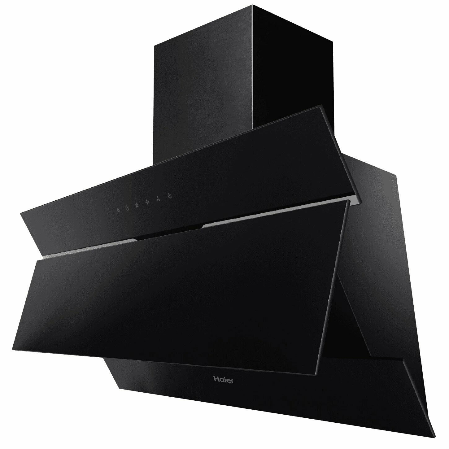 Вытяжка Haier HVX-W992GBA, наклонная, сенсорное управление, 1000м3/ч, белая