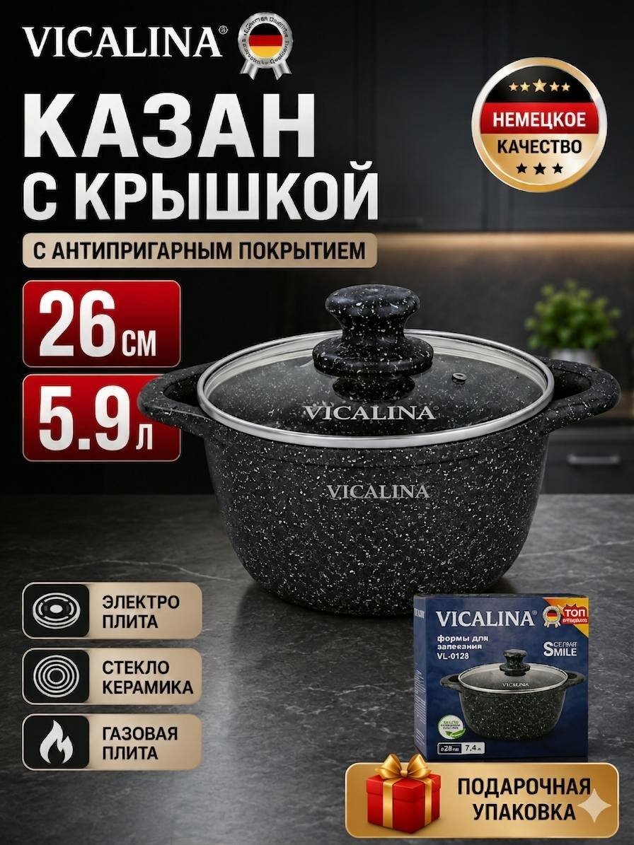 Vicalina Казан, 6 л