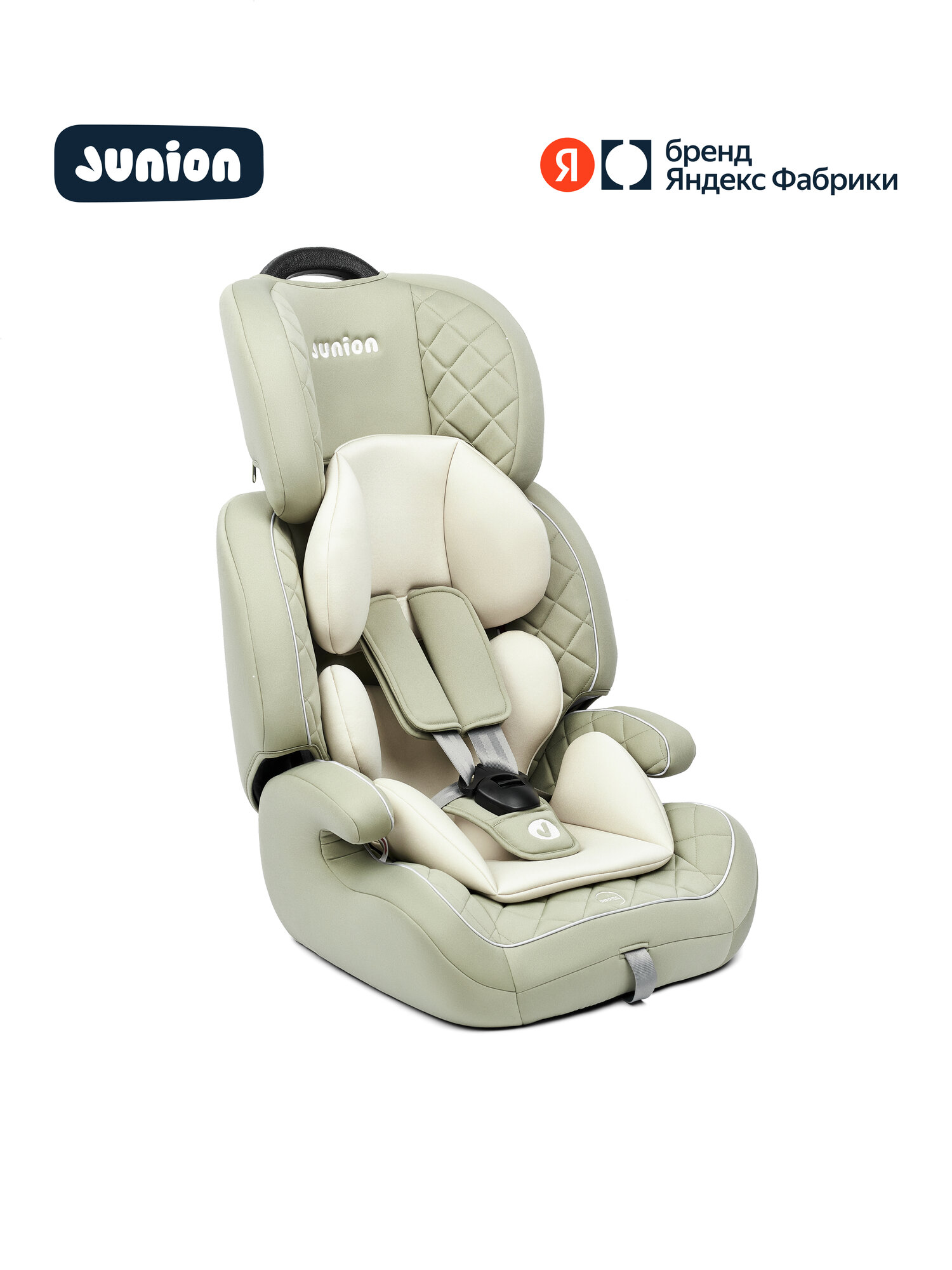 Автокресло Junion Bruno группа 1/2/3 (9-36 кг), оливковый, ECE R44/04