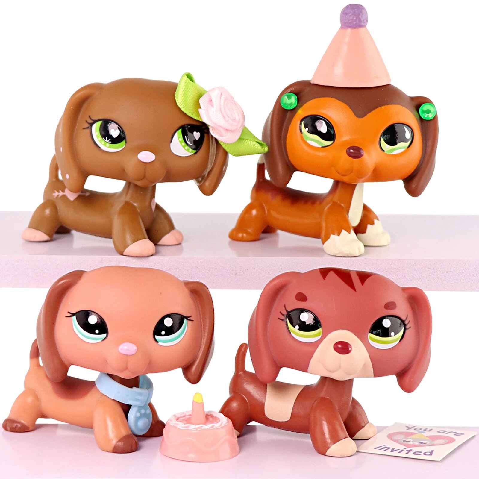 Набор фигурок Minilpsshop Lovely Pet Shop Дакшунды 8