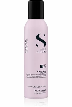 Мусс для волос alfaparf milano semi di lino style&care amplifying mousse, 250 мл