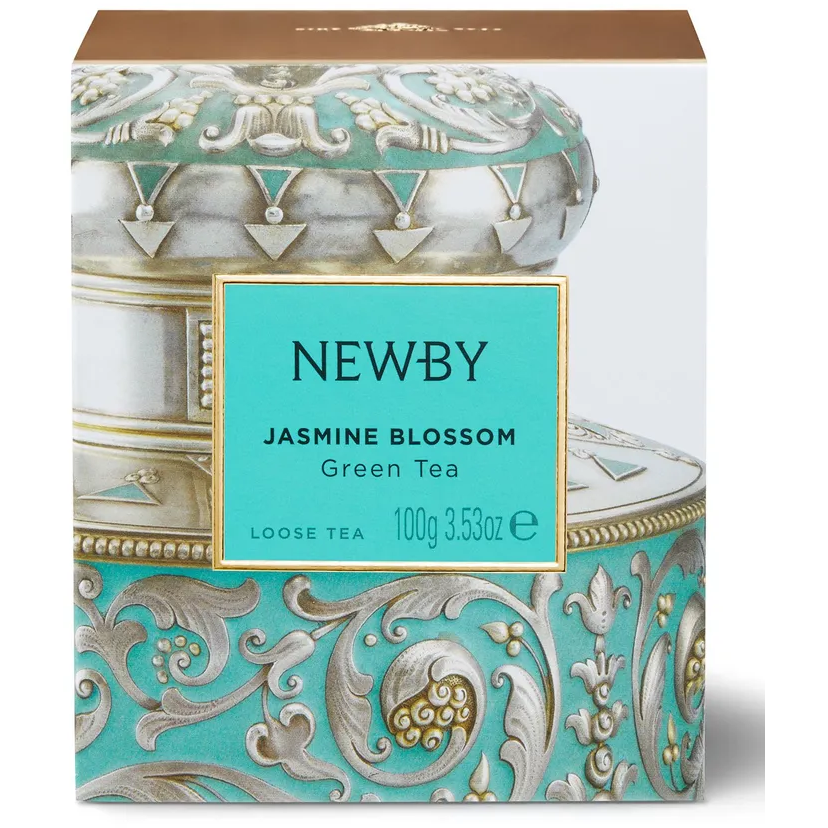 Чай Newby Цветок жасмина, зеленый, листовой, 100 гр