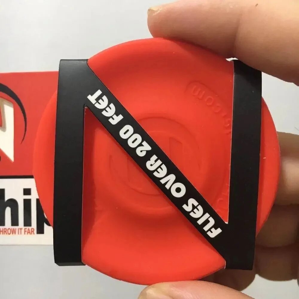 Силиконовый летающий диск для детей и взрослых Красный, Red