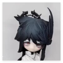 Коллекционная кукла 52TOYS Lunar Lore Series, черный, Only Head B