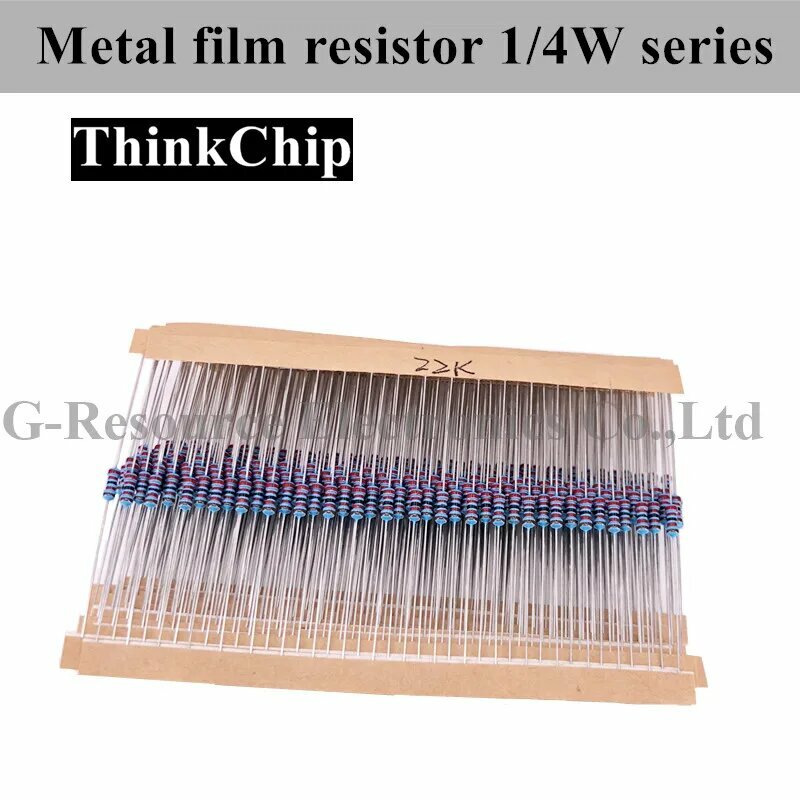 Набор резисторов Think Chip 1/4 Вт 1% 600 шт.