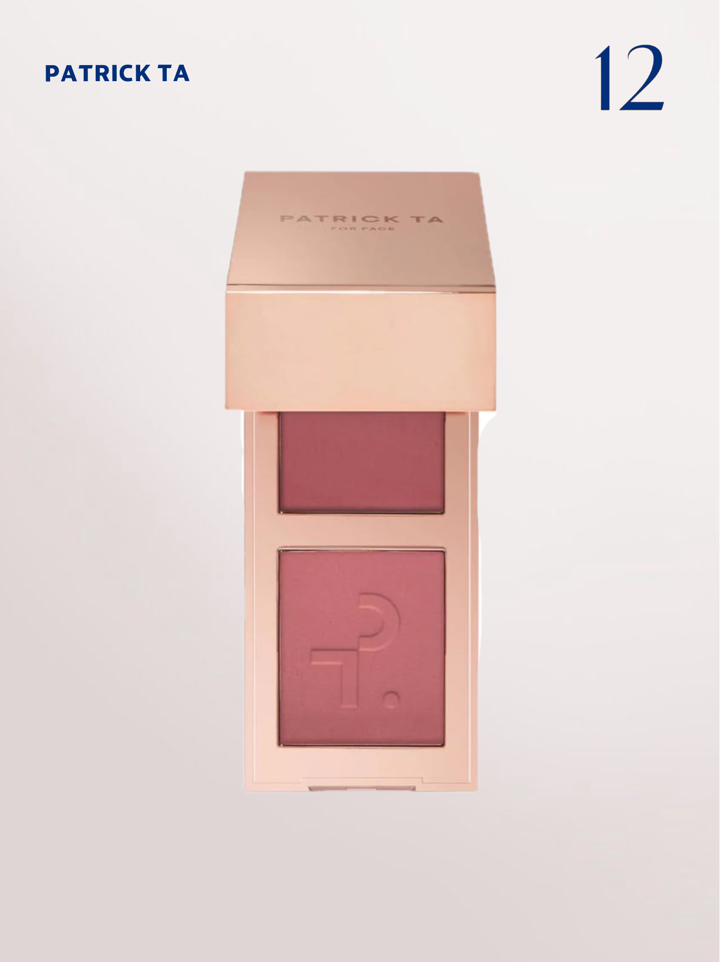 Румяна мини формат Patrick Ta Major Headlines Double-Take Crème and Powder Blush Duo, оттенок She Goes To The Gym