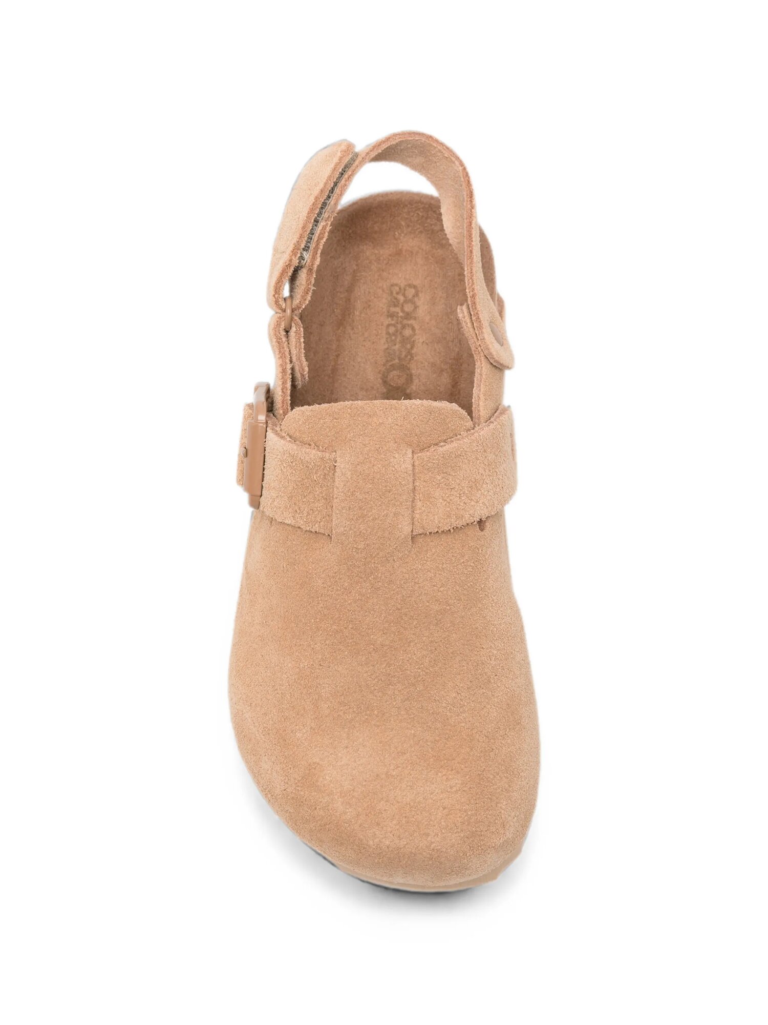 Тапочки Colors of California Buckle-fastening suede clogs, размер 35, разноцветный — фото 1