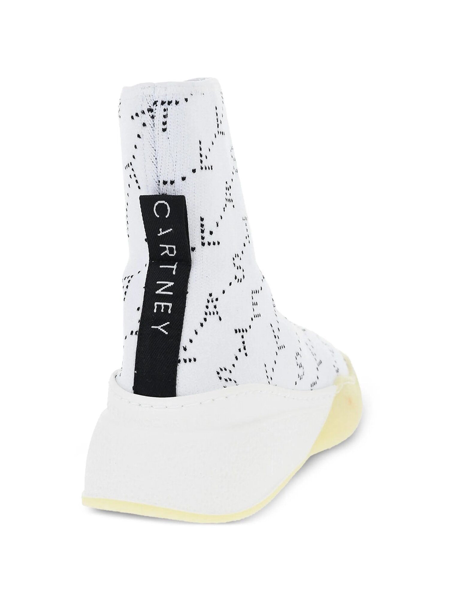 Кроссовки Stella McCartney Loop monogram-pattern sneakers, размер 38, бежевый/белый — фото 1