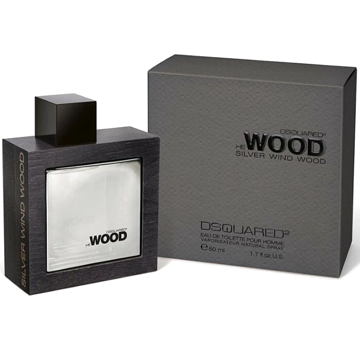 Туалетная вода Dsquared 2 He Wood Silver Wind Wood для мужчин 50 мл - Хи Вуд Сильвер Винд Вуд