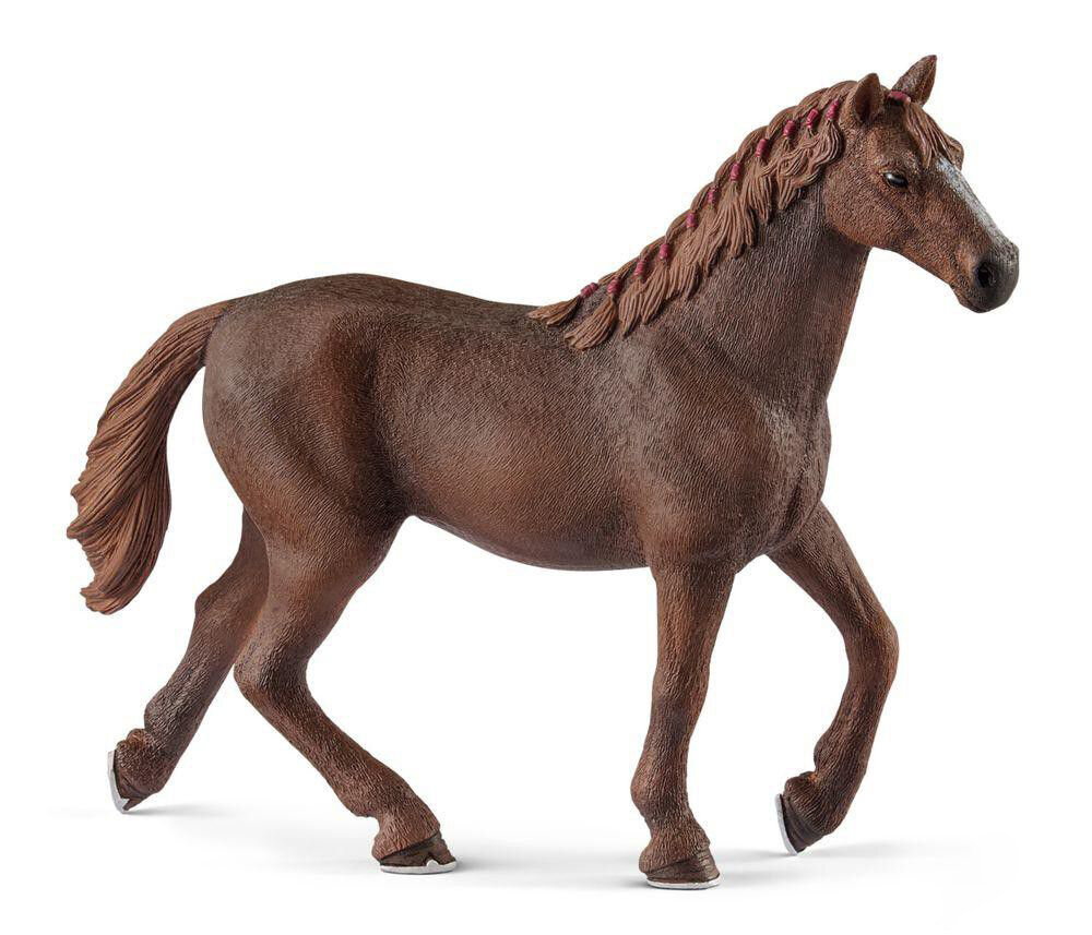Фигурка Schleich "Английская верховая", коллекционная, коричневая, 11 см