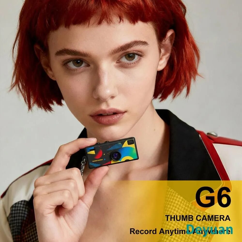 Видеокамера G6 1080P с углом обзора 130 и ЖК-дисплеем 0,96 дюйма