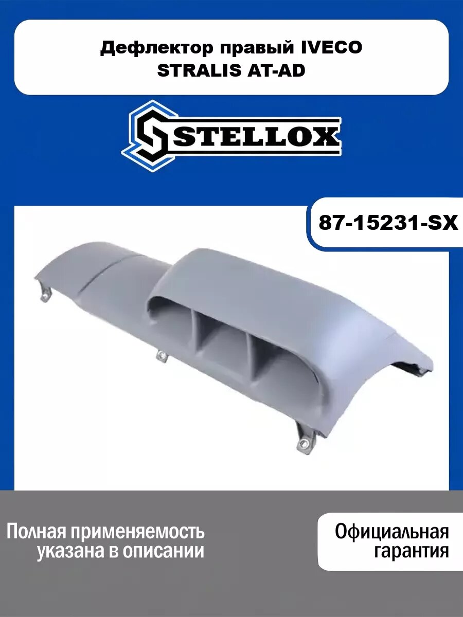Дефлектор правый IVECO STRALIS AT-AD STELLOX 87-15231-SX