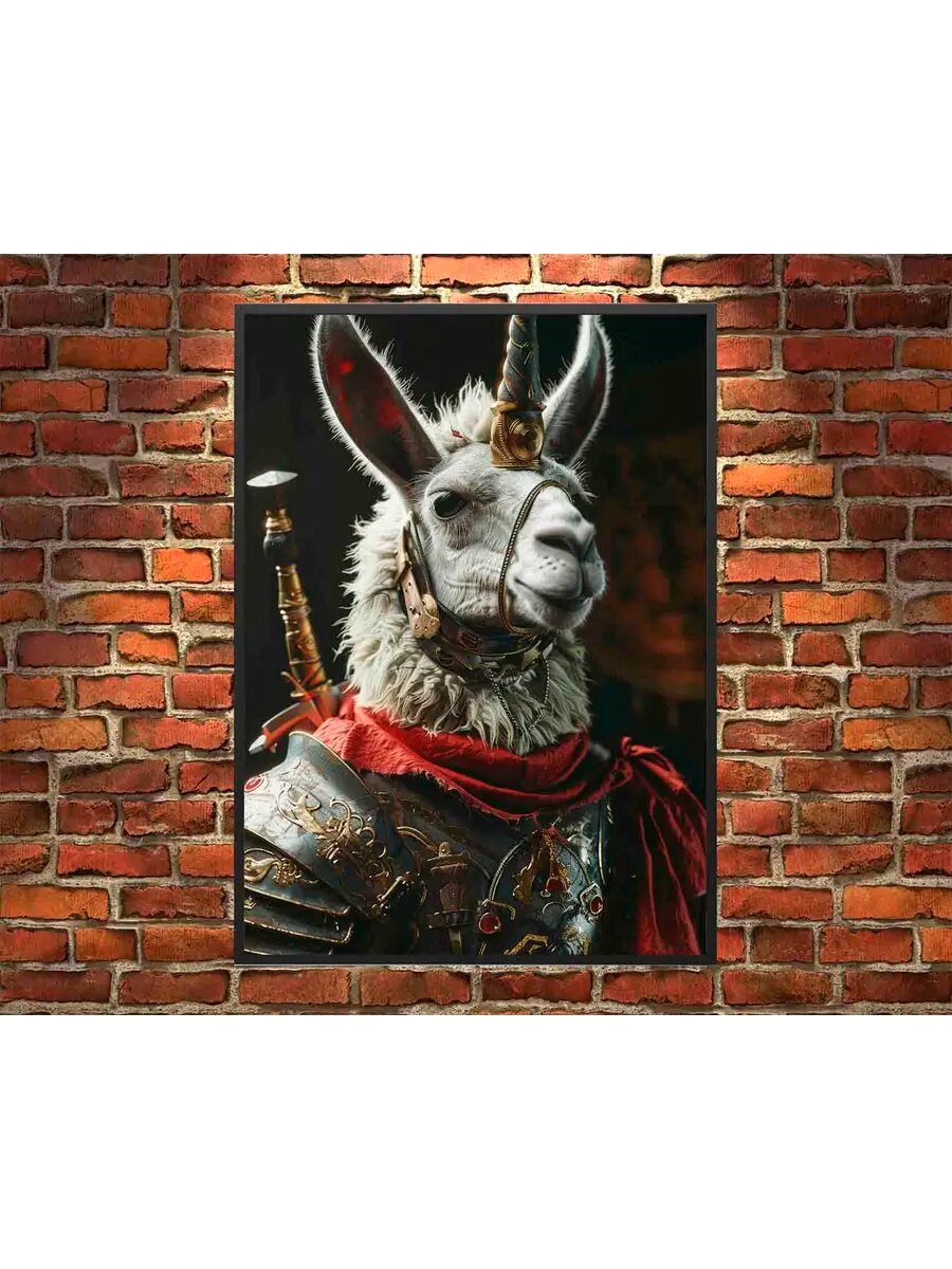 Рыцарь животных с фермы Лам 3, Плакат 30x42см
