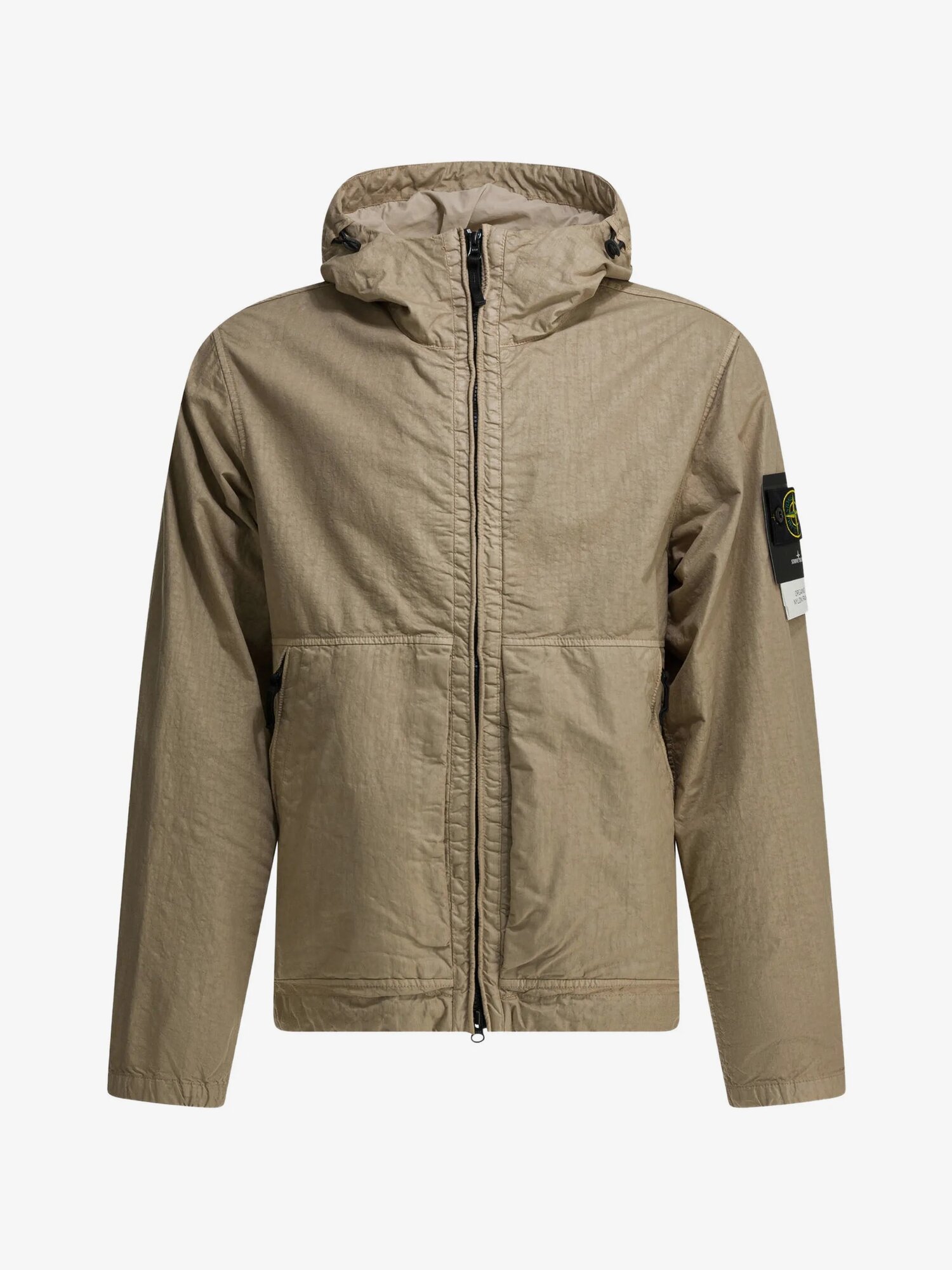 Пальто Logo-patch hooded coat