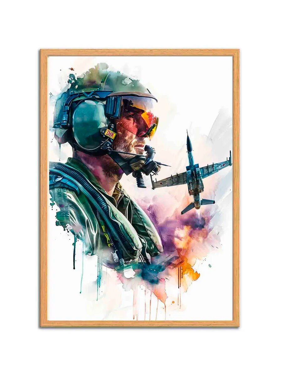 Пилот-птица Колибри 2, Плакат 30x42см