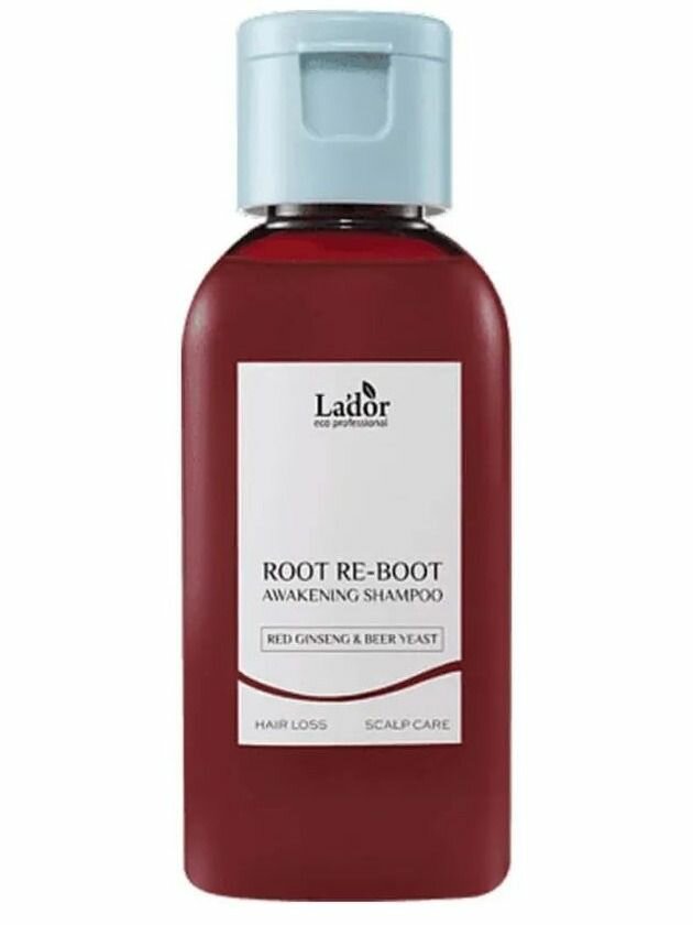 Lador Шампунь против выпадения волос (для сухих и тусклых волос) Root Re-Boot Awakening Shampoo Red Ginseng & Beer Yeast , 50 мл