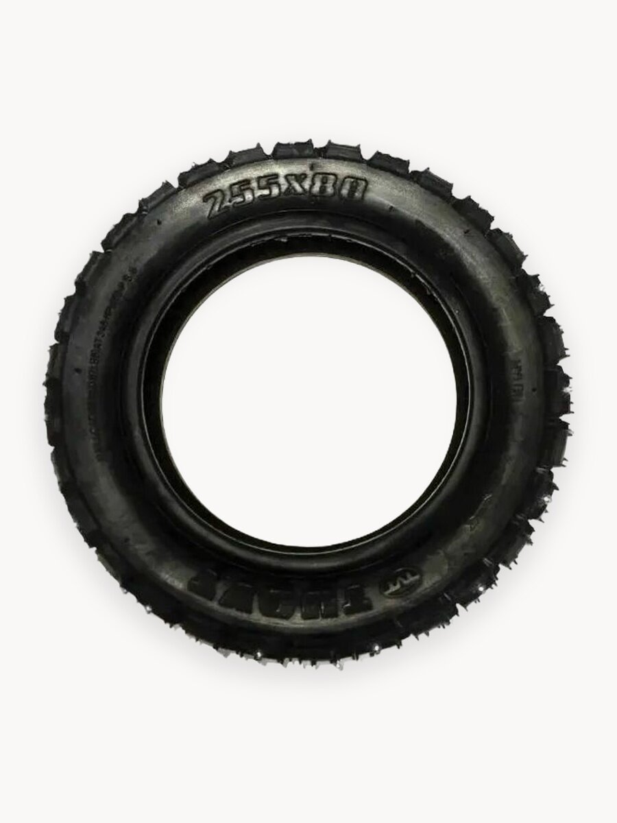Покрышка шипованная 255*80 для электросамоката Kugoo M4 PRO / M4 11, 13, 18А 60 шипов