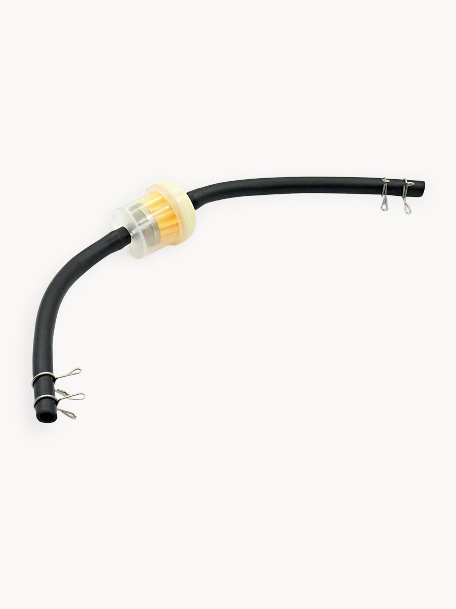 Топливный фильтр универсальный с магнитом и патрубками на мотоцикл скутер мотоблок