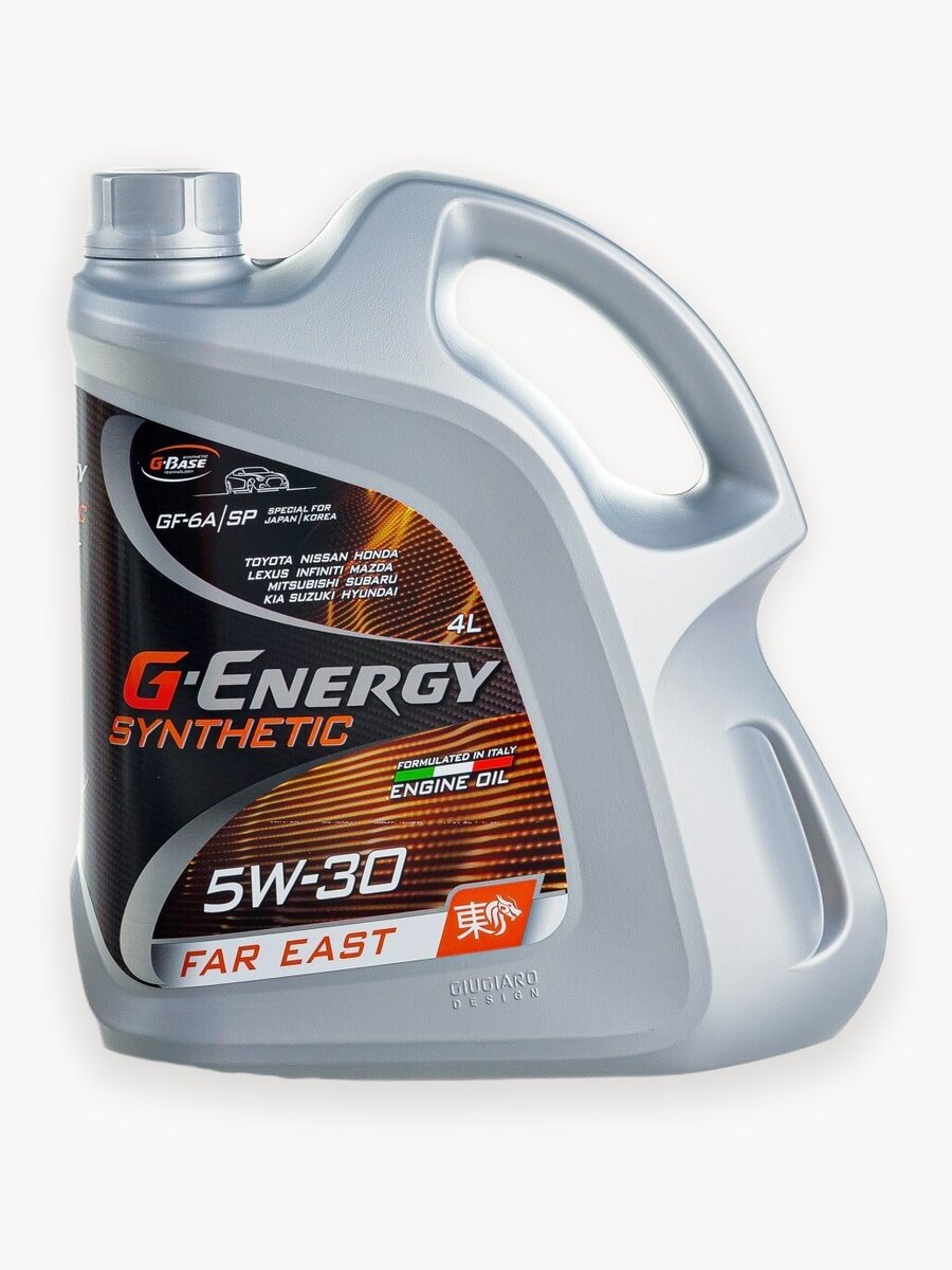 Масло G-ENERGY Synthetic Far East 5W-30 4л, зимнее время года, от преждевременного износа