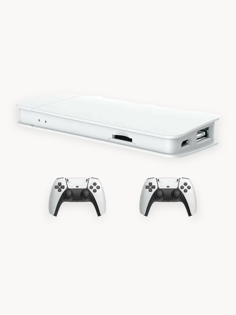 Консоль игровая приставка для телевизора GameStick M15 с ретро-играми: SEGA, Nintendo, PS1, 128 Гб, 30000+ игр