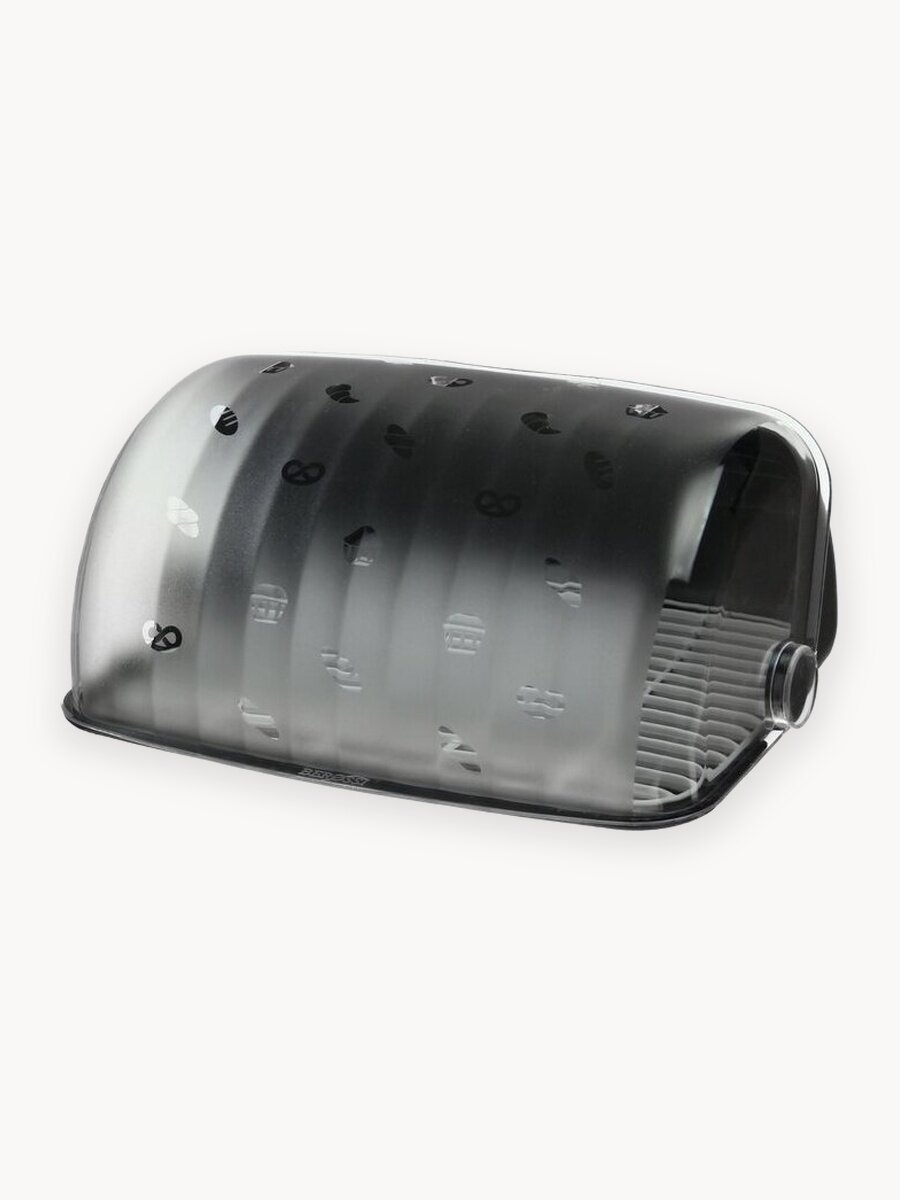 Хлебница «Рондо», 34×26×15.5 см, чёрный