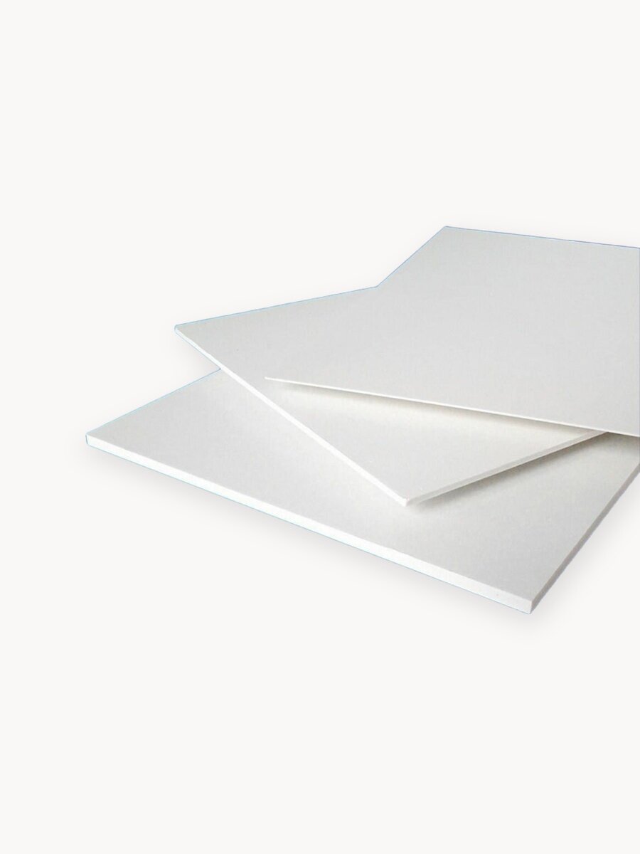 ПВХ пластик листовой, 300х210х3 мм (А4), белый, 1 шт.