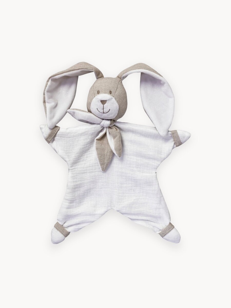 Комфортер "Зайка" для новорожденных игрушка мягкая для сна малышам, для фотосессии