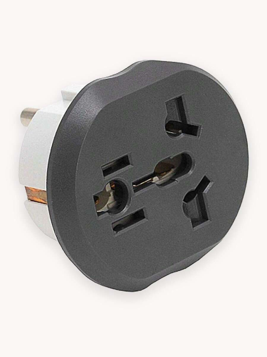 Переходник для розетки универсальный всех типов розеток с Китайской(Cn), Американской (USA), Английской(En) вилки 1шт.