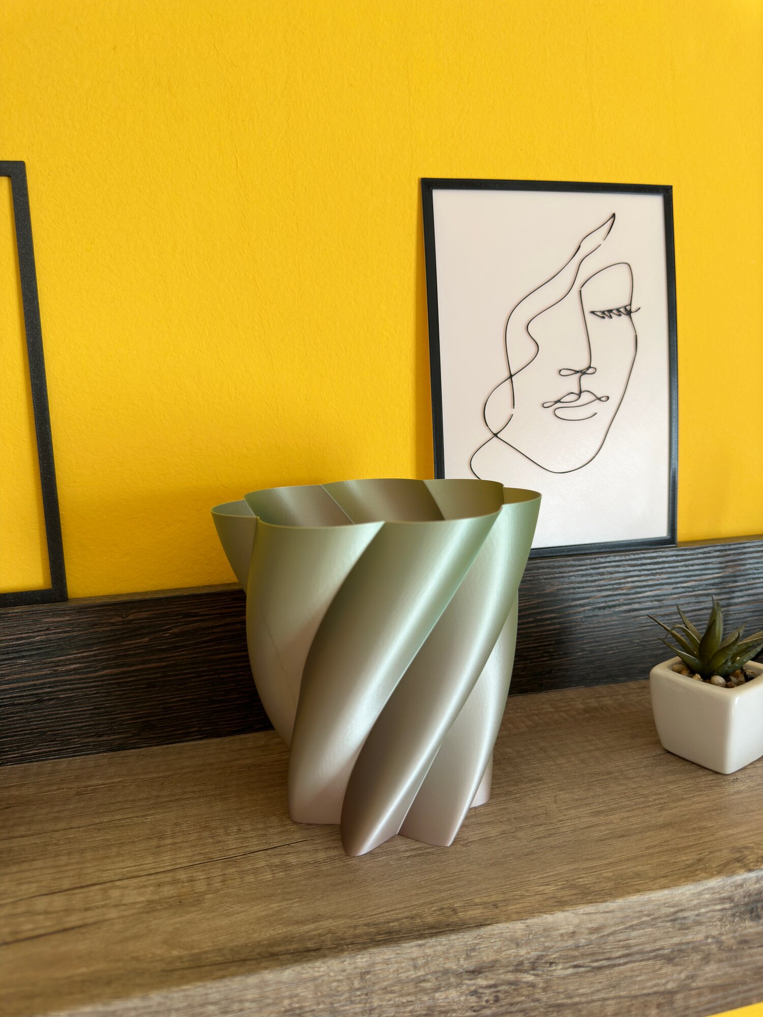 Ваза декоративная спиральная, 3D-печать, 3DOPRU арт. VASE-PR-564442