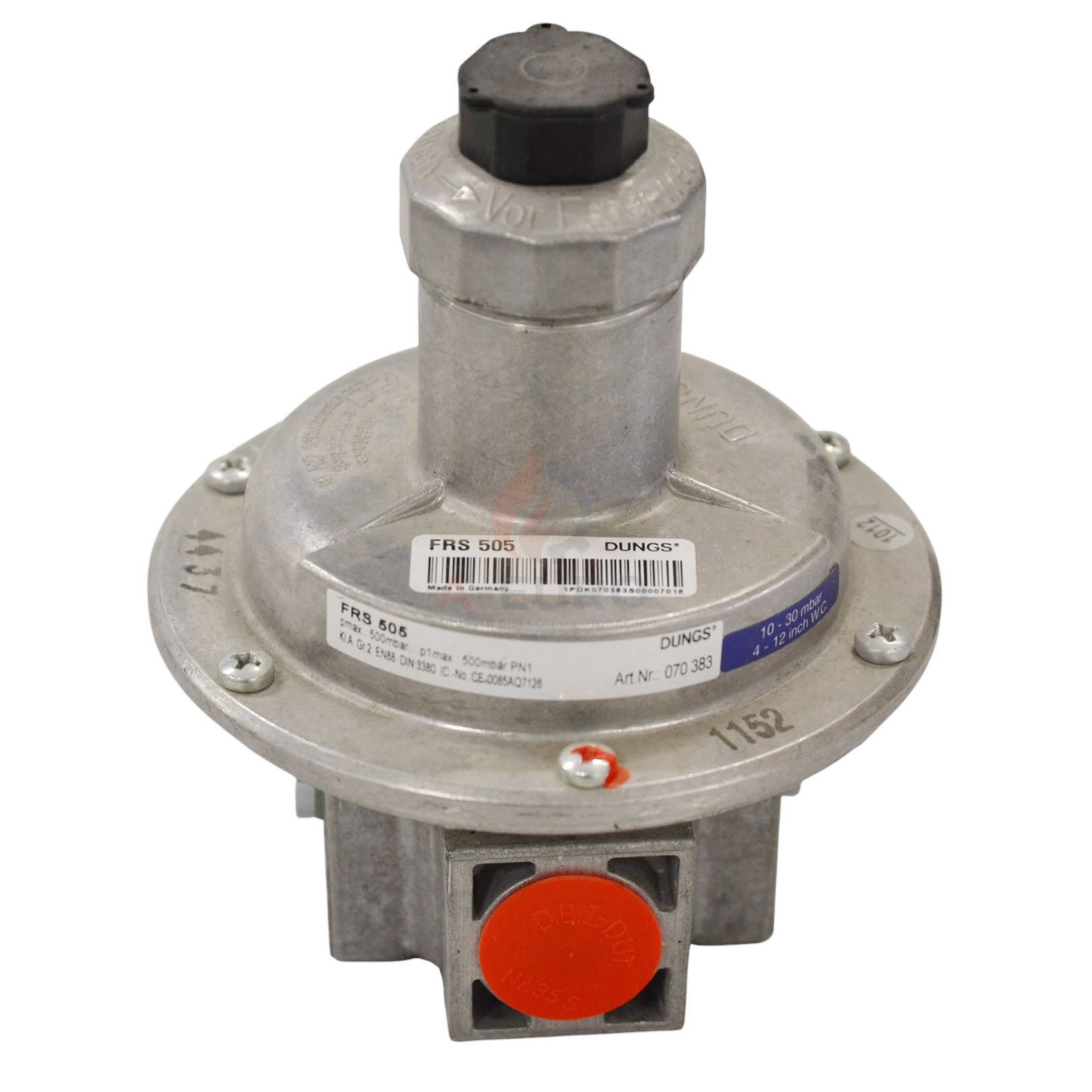 Регулятор стабилизатор давления газа Dungs 070383 FRS505