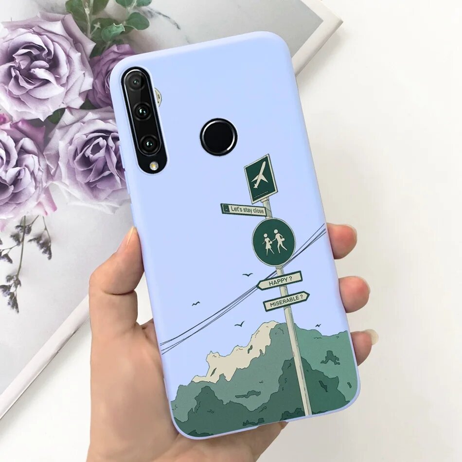 Для Honor 10i 10 Lite Phone Чехол Honor10i 10 lite HRY-LX1T модная задняя крышка из мягкого силикона ТПУ с рисунком Луны