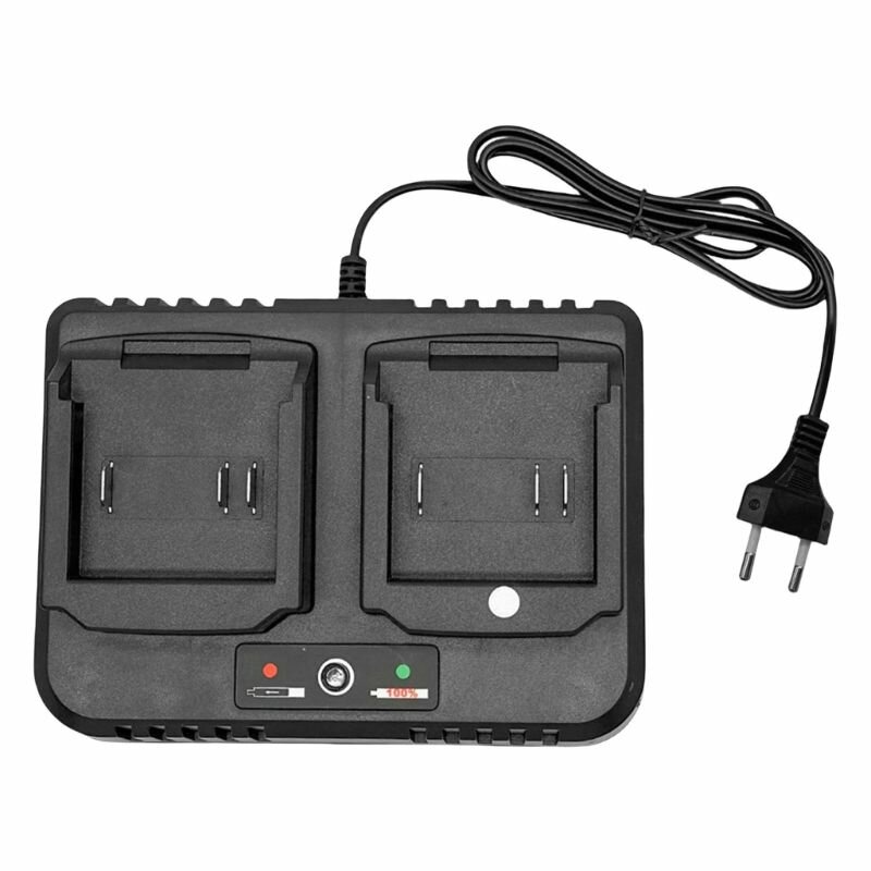 Док-станция для зарядки двух аккумуляторов, выход 2.0А для совместимых аккумуляторов с интеллектуальным режимом энергосбережения