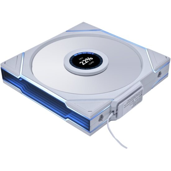 Вентилятор для корпуса Lian LI UNI FAN TL WIRELESS LCD 140 White (G99.14TLLCD1W1W. R0)