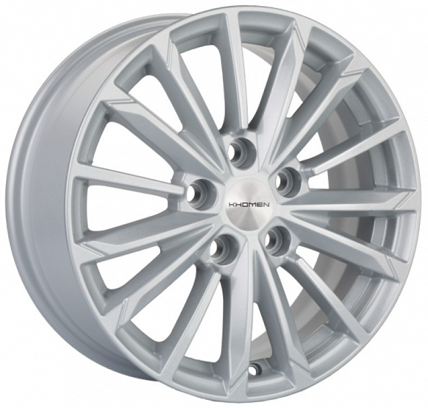Диск колесный Khomen Wheels KHW1611 (Ceed-Cerato-i30) 6,5x16 5x114,3 Dia67.1 ET50 цвет F-Silver