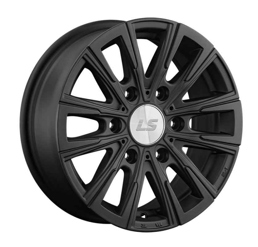 Диск колесный LS Wheels 812 6,0x15 6x139,7 Dia106.1 ET33 цвет MB (матовый черный)