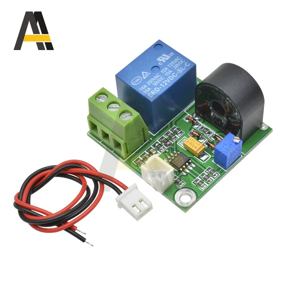 Реле постоянного тока 5 В, 12 В, 24 В, датчик обнаружения тока 0-5 А, датчик защиты от перегрузки по току, защитное реле, модуль датчика обнаружения