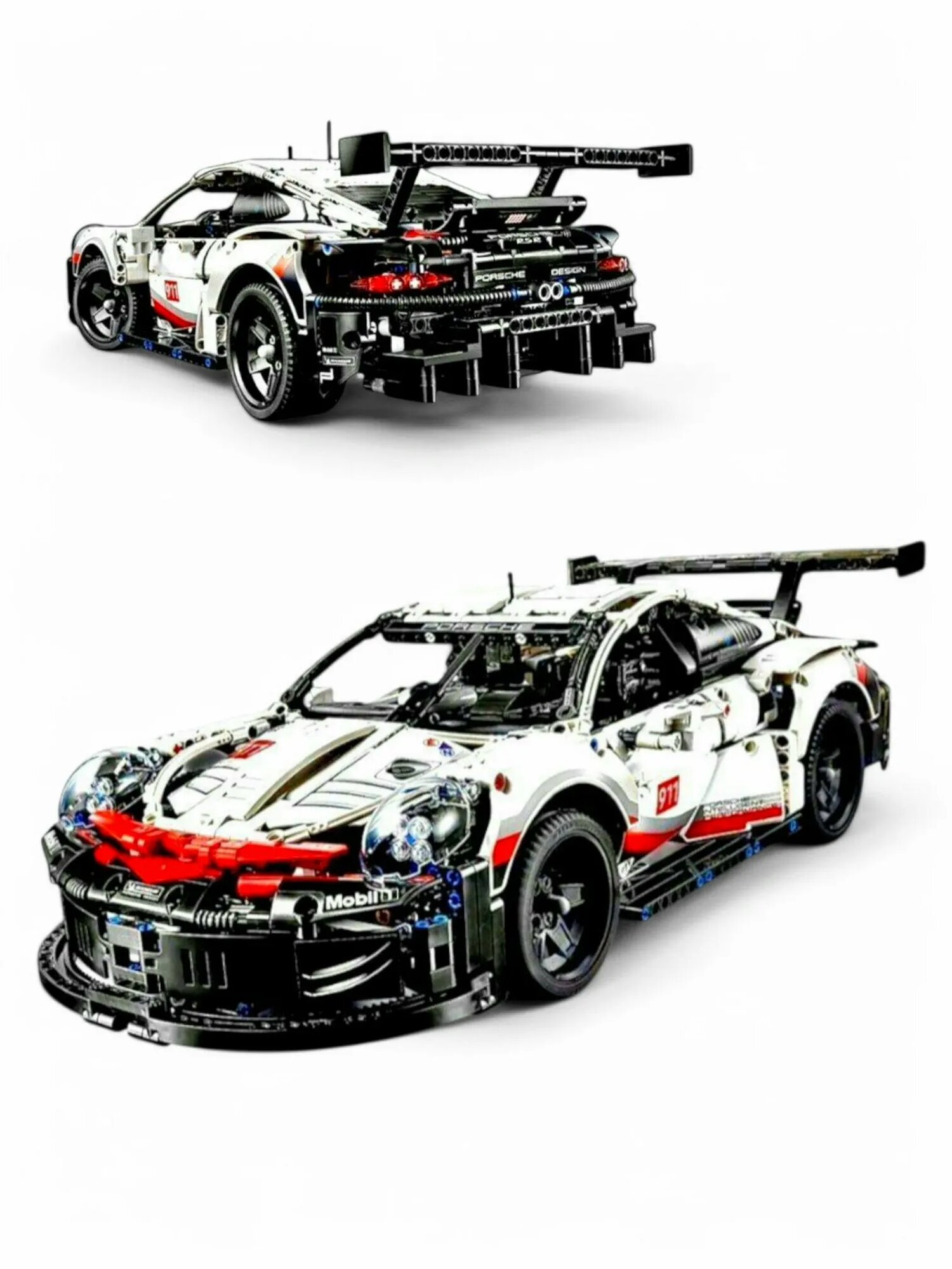 Конструктор "Porsche 911 RSR" порш 1580 деталей ( игровой набор техник / порше 911 подарок для детей и взрослых )