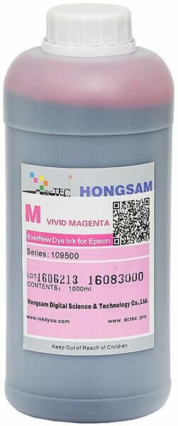 Чернила DCTec водорастворимые Epson Pro7900 EverNew Vivid Magenta (насыщенный пурпурный) 1000 мл