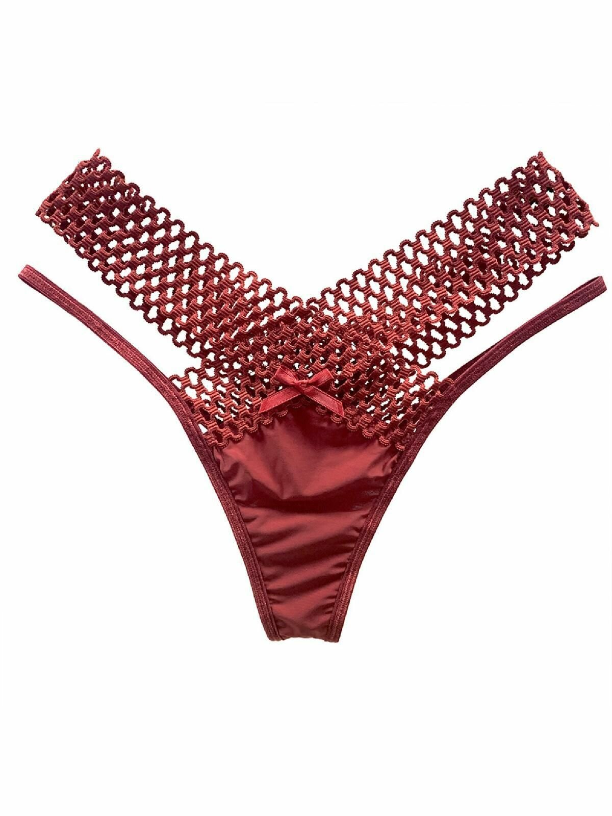 Невидимые стринги для женщин, Бургундский