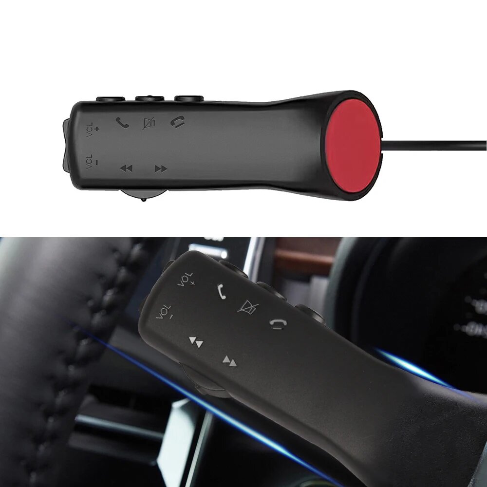 7-клавишный универсальный автомобильный руль, кнопки, многофункциональный пульт дистанционного управления для автомобильной аудиосистемы, GPS-навигации, DVD, управление Android
