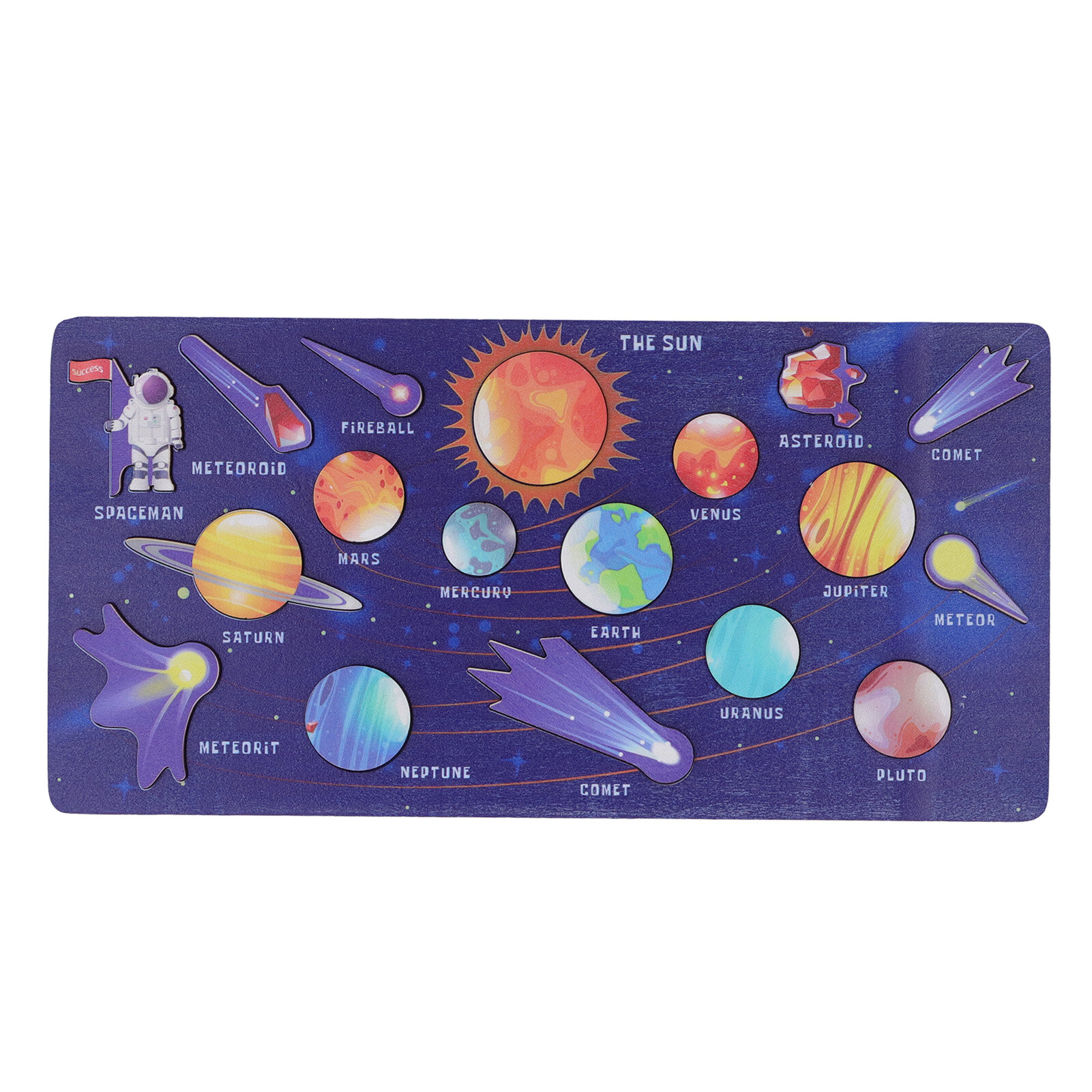 Деревянная солнечная система, сборка, соответствующая игрушка, астрономия, наука, образовательная игрушка «сделай сам», красочная игрушка для детей