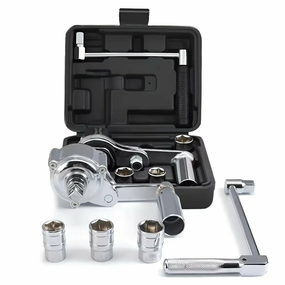 Ключ балонный c редуктором / Гайковерт для легковых автомобилей, с головками