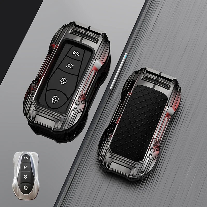 Чехол для автомобильного дистанционного ключа из цинкового сплава для Geely Azkarra Tugella FY11 2020 2019, Atlas Pro, новые аксессуары Emgrand GS X6 SUV EC7 B Gun shell