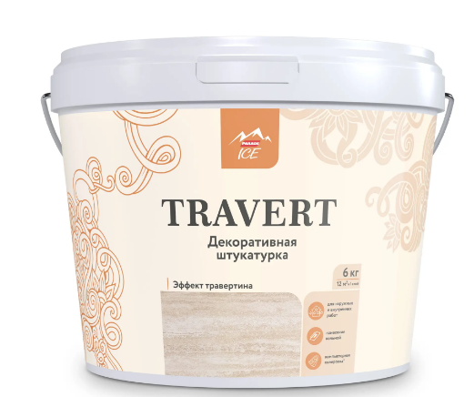 Параде Траверт штукатурка декоративная (6кг)