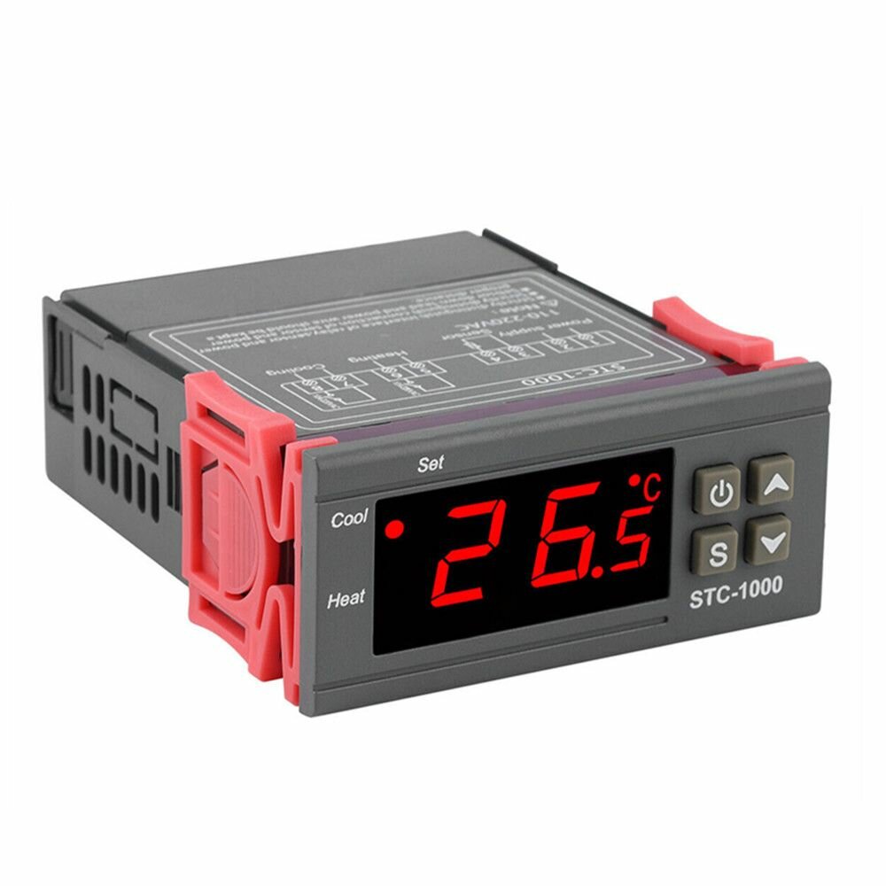 Цифровой терморегулятор stc-1000 с датчиком для переменного тока 110-220в