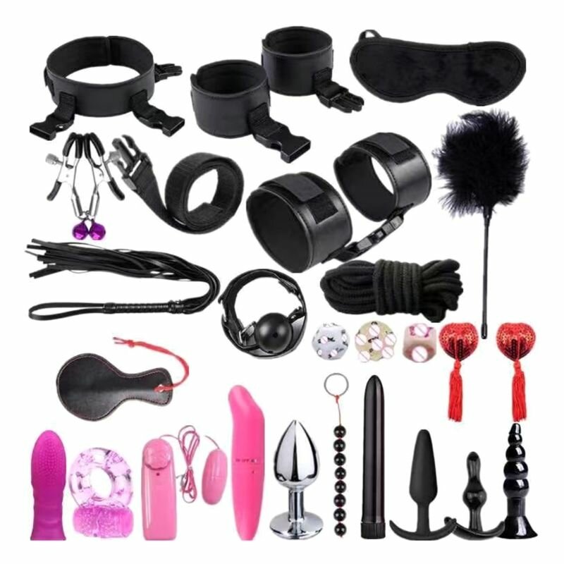 Набор игрушек для связывания, Черный