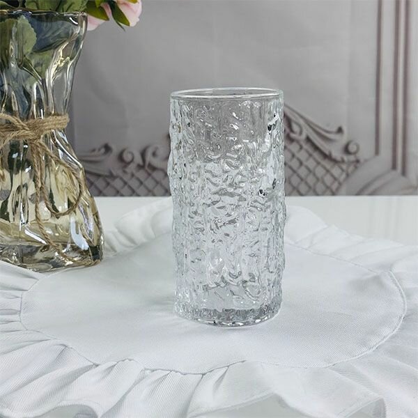 Набор стаканов 6 шт 350 мл. Коллекция "Лед" в подарочной упаковке. Lenardi. Стекло.