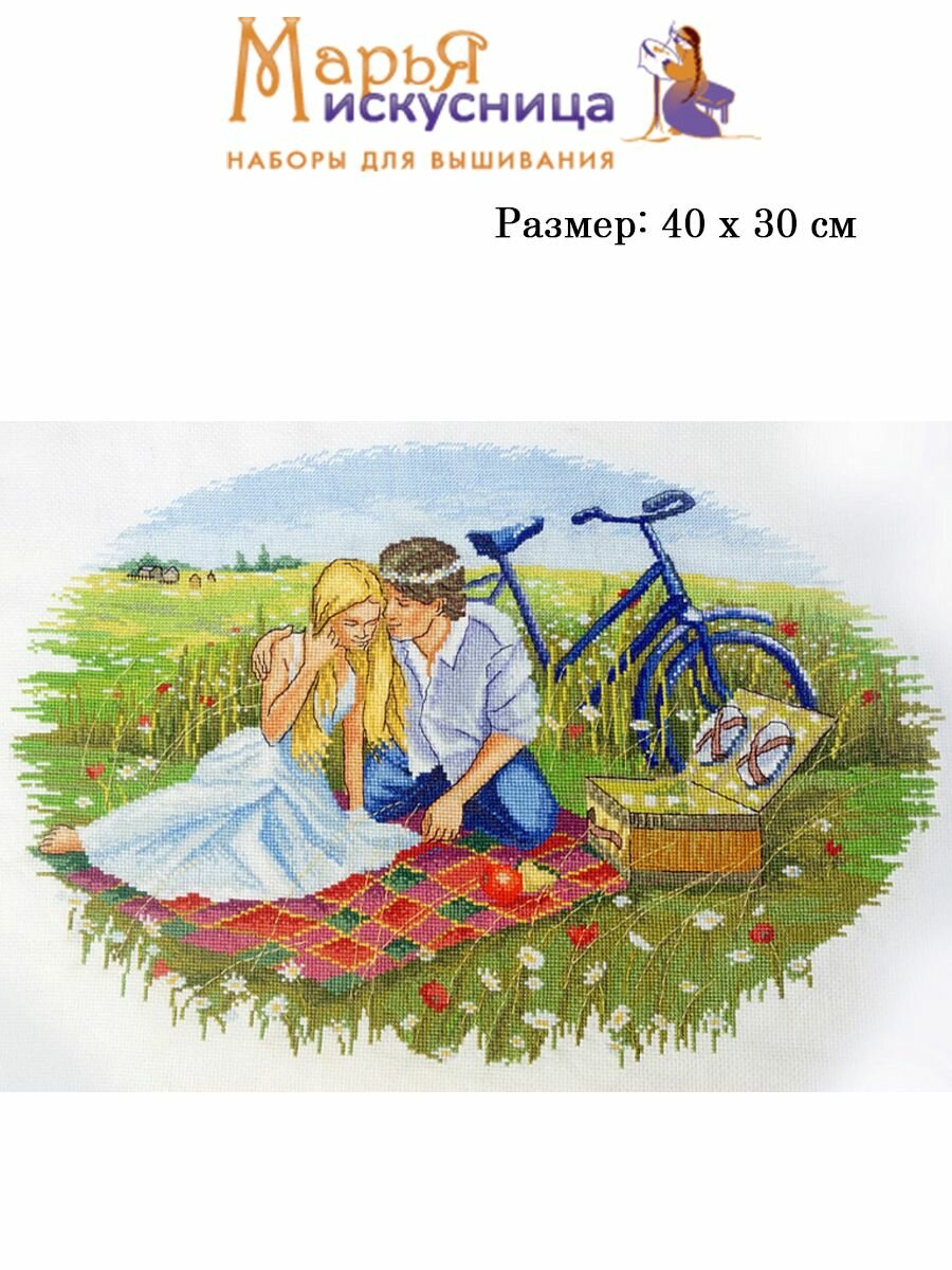 Набор для вышивания Марья искусница "Пикник" , Арт. 08.004.05, Размер 40 х 30 см