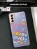Чехол на Samsung Galaxy S21 + / Самсунг Галакси S21 Плюс с принтом "Happy lovely...